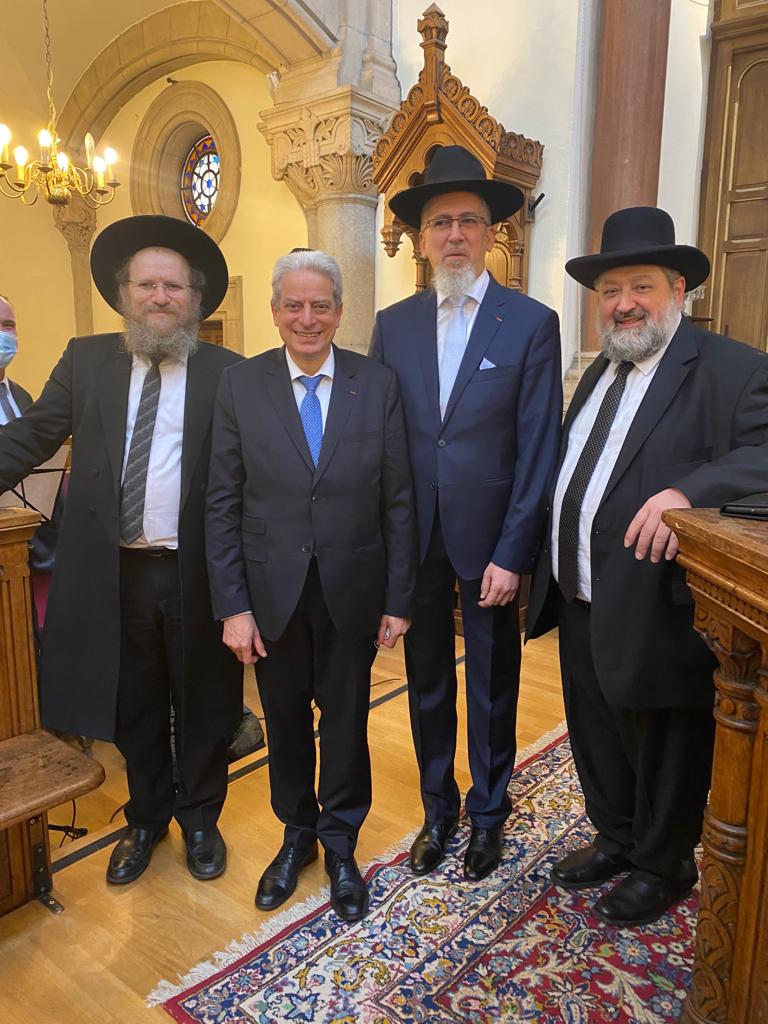 Intronisation du Grand rabbin de Lyon et de Rhône-Alpes, le Grand ...